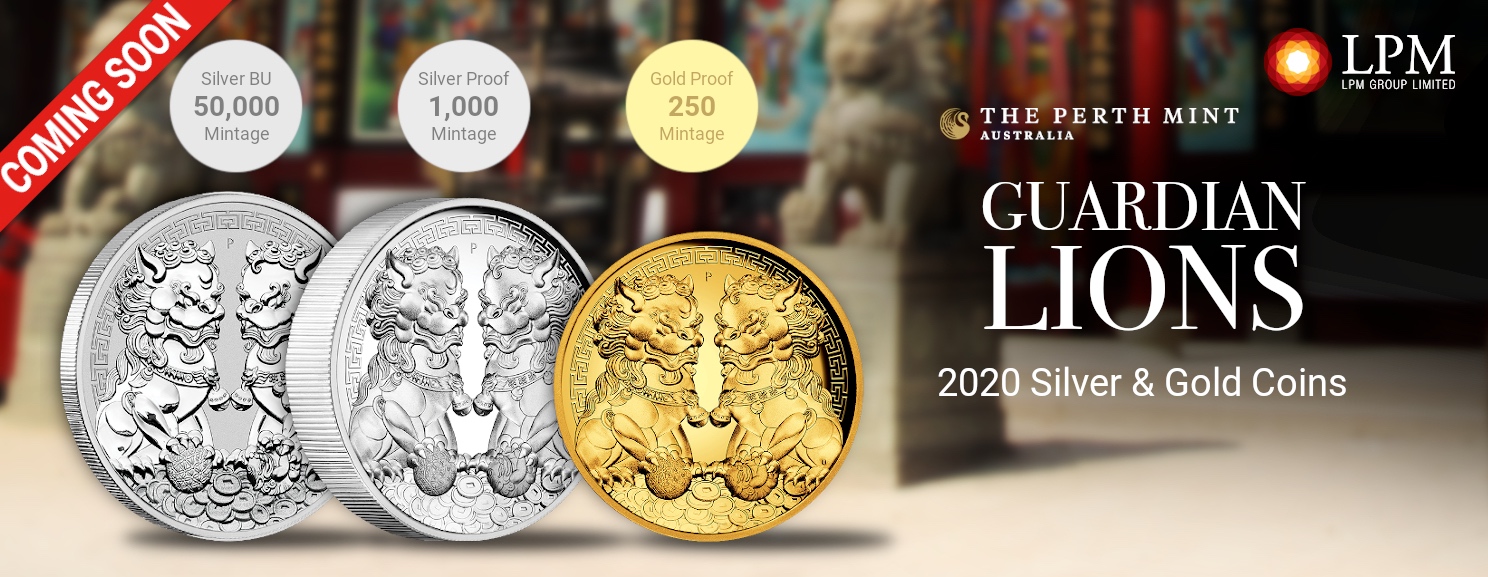 2020 Guardian Lions (Double Pixiu) Silver & Gold Coins - Precious ...